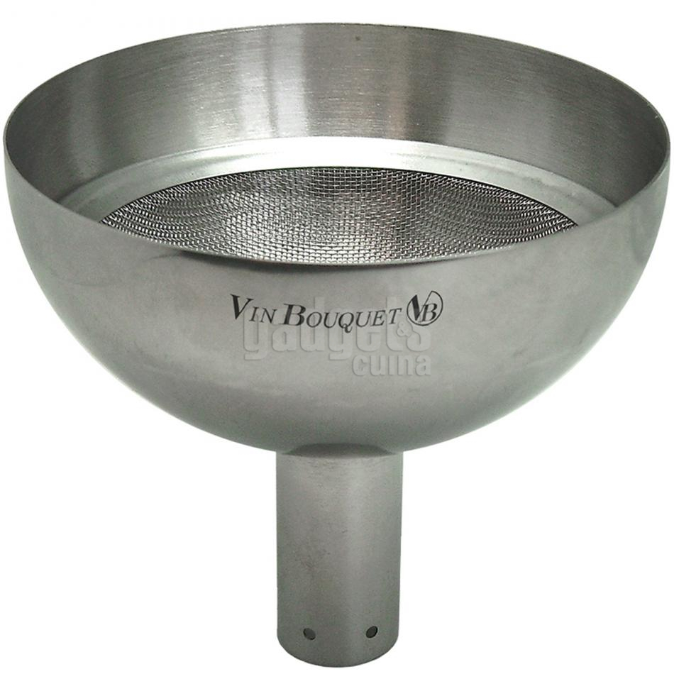 Embut decantador acer con colador | Gadgets & Cuina