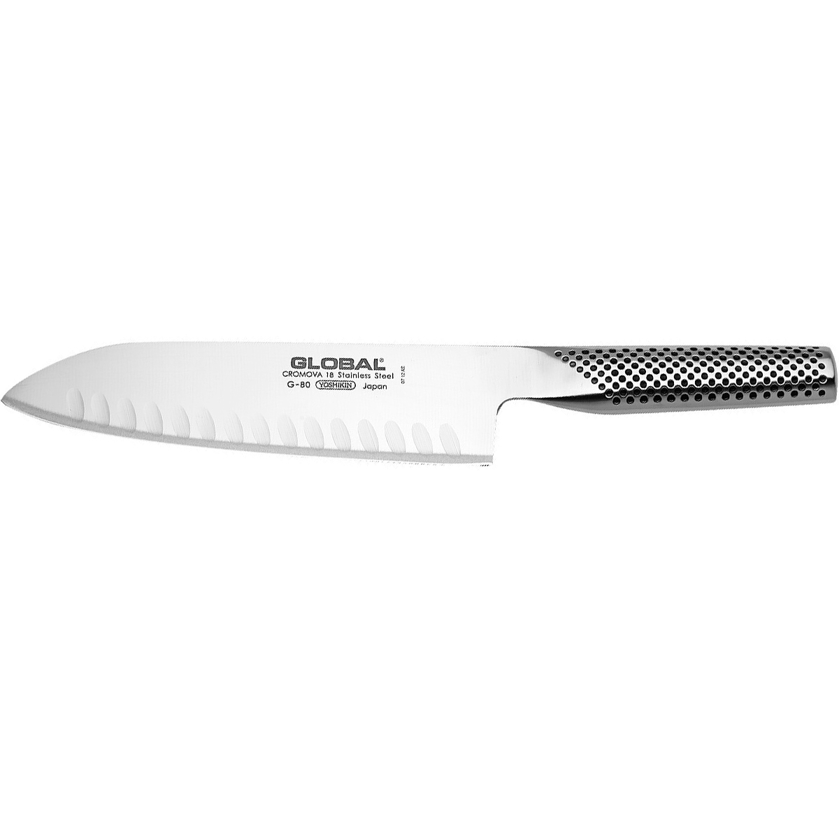 Ganivet Santoku alveolat Global 18 cm | Gadgets & Cuina