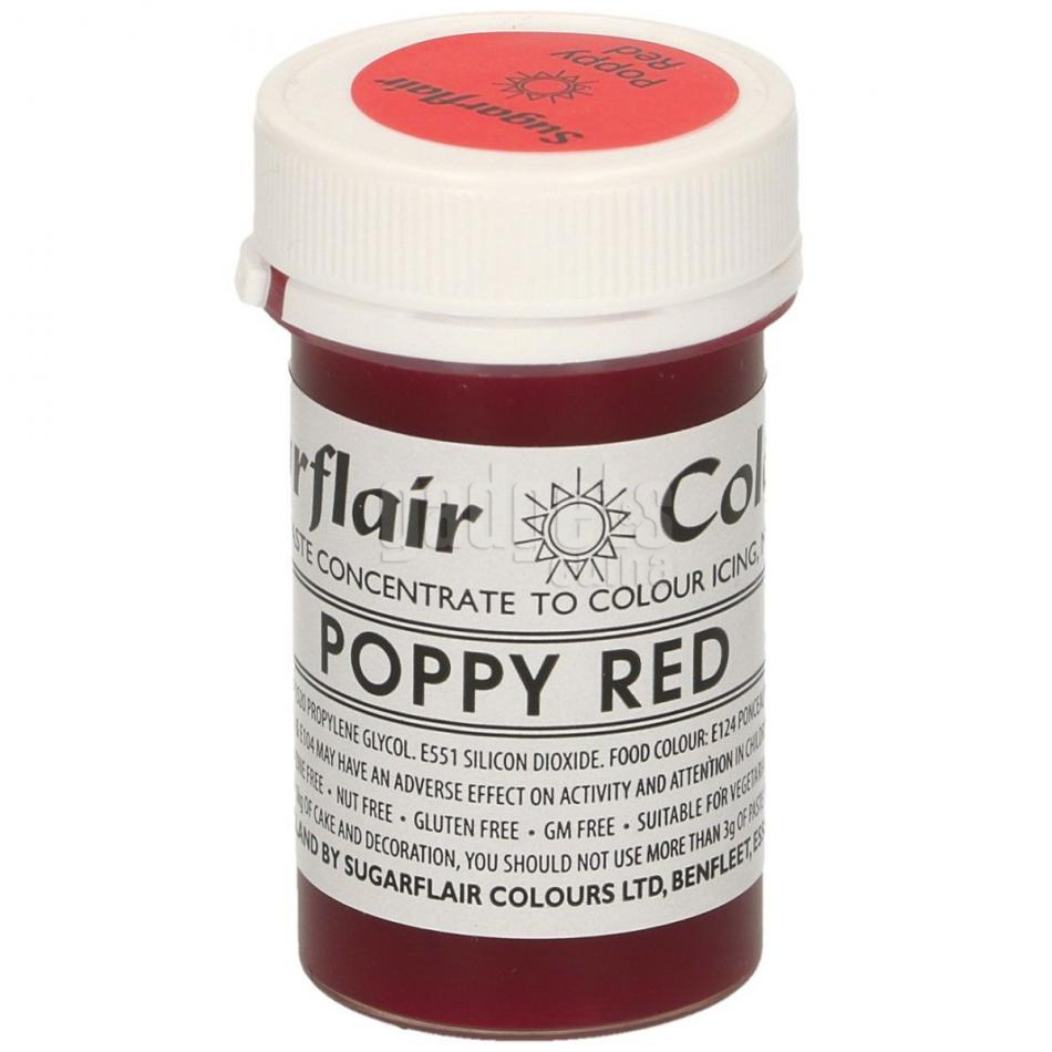 Colorant en pasta concentrat 25 g vermell poppy | Gadgets & Cuina