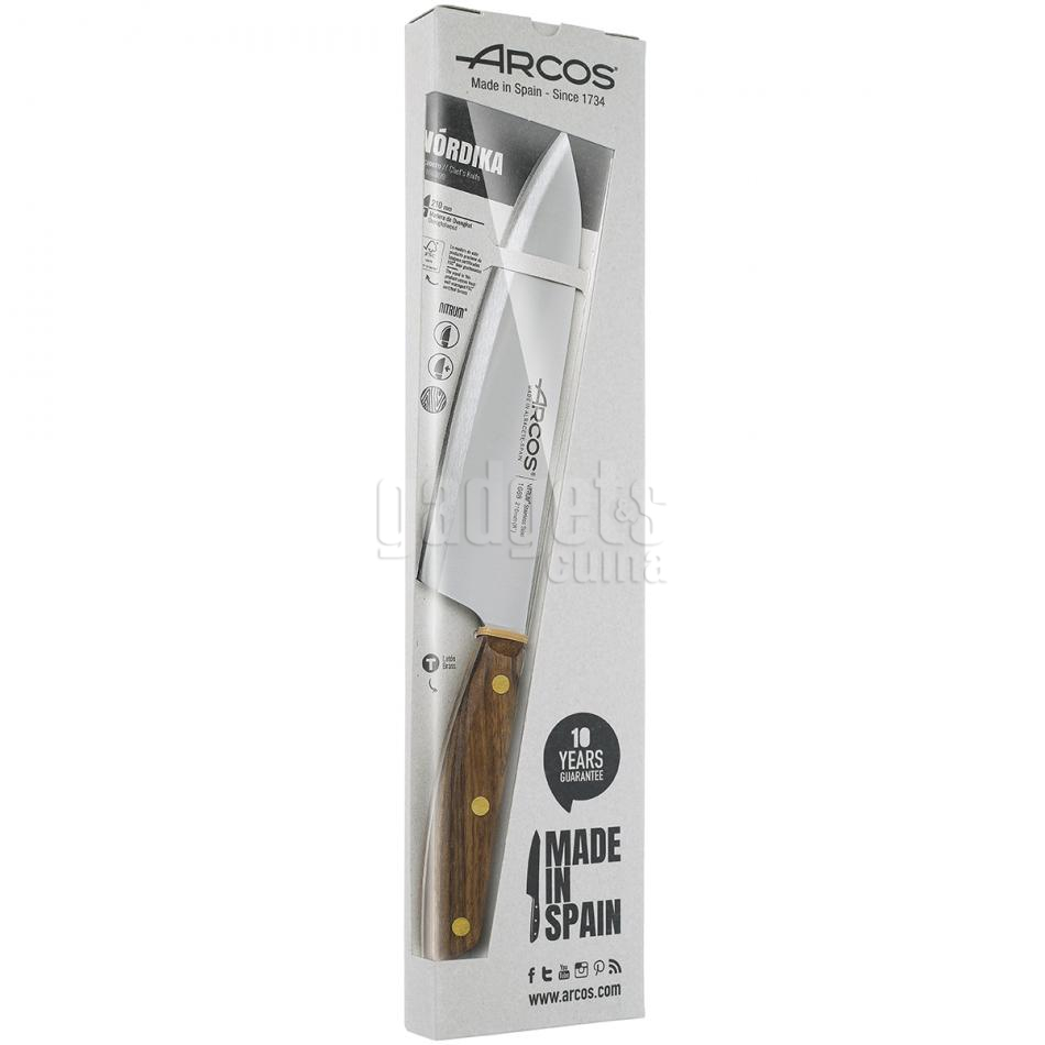 Ganivet cuiner Arcos Nordika fusta 21 cm | Gadgets & Cuina