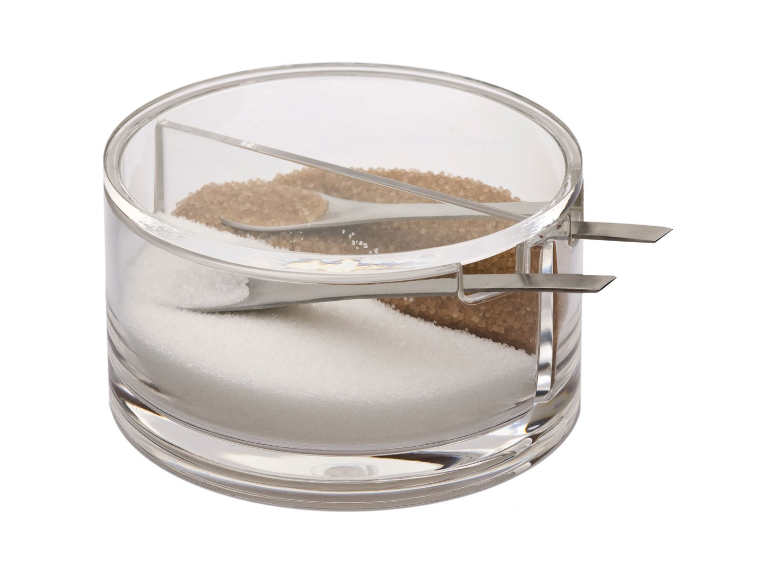 Azucarero doble acrílico con cuchara | Gadgets & Cuina