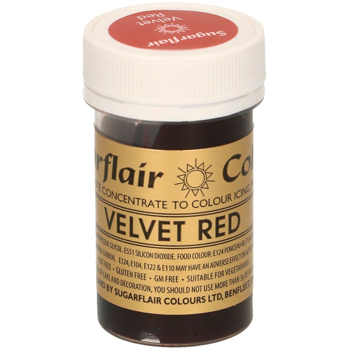 Colorant en pasta concentrat 25 g Red Velvet | Gadgets & Cuina