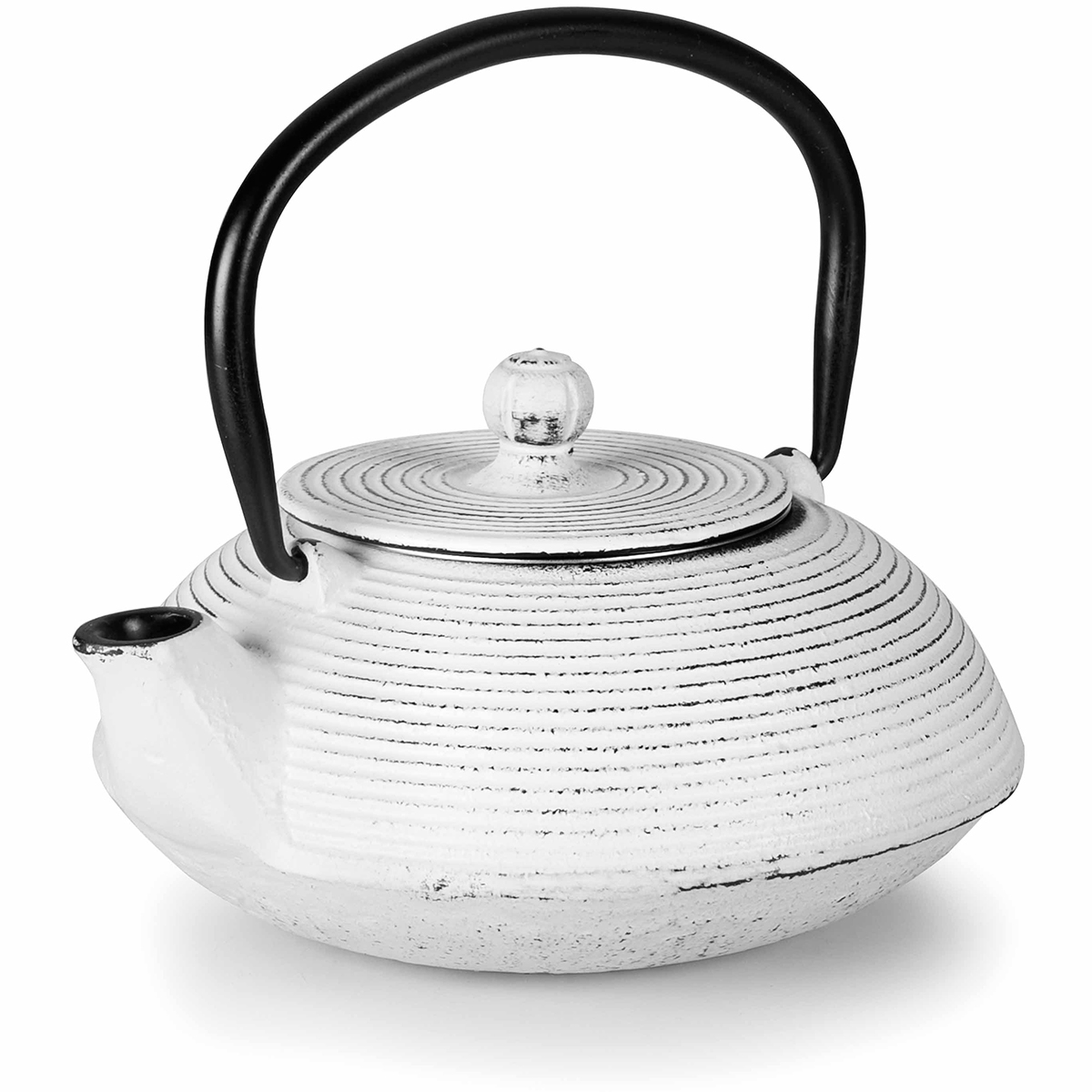 Tetera hierro fundido lacor blanca 500 ml | Gadgets & Cuina