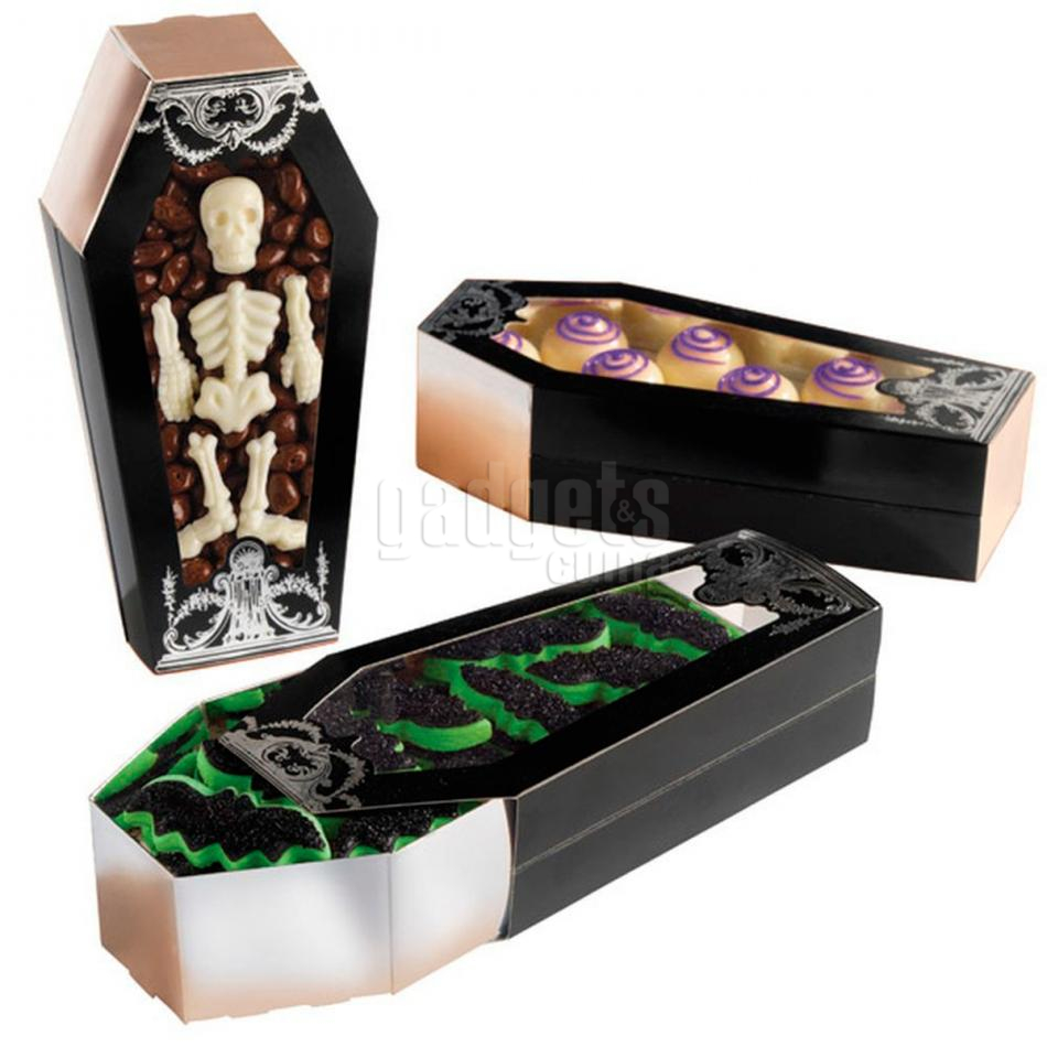 Juego 3 cajas decoradas en forma de Ataúd | Gadgets & Cuina