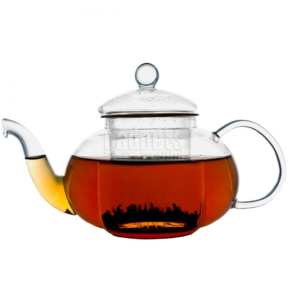 Tetera con filtro de cristal de borosilicato. | Gadgets & Cuina