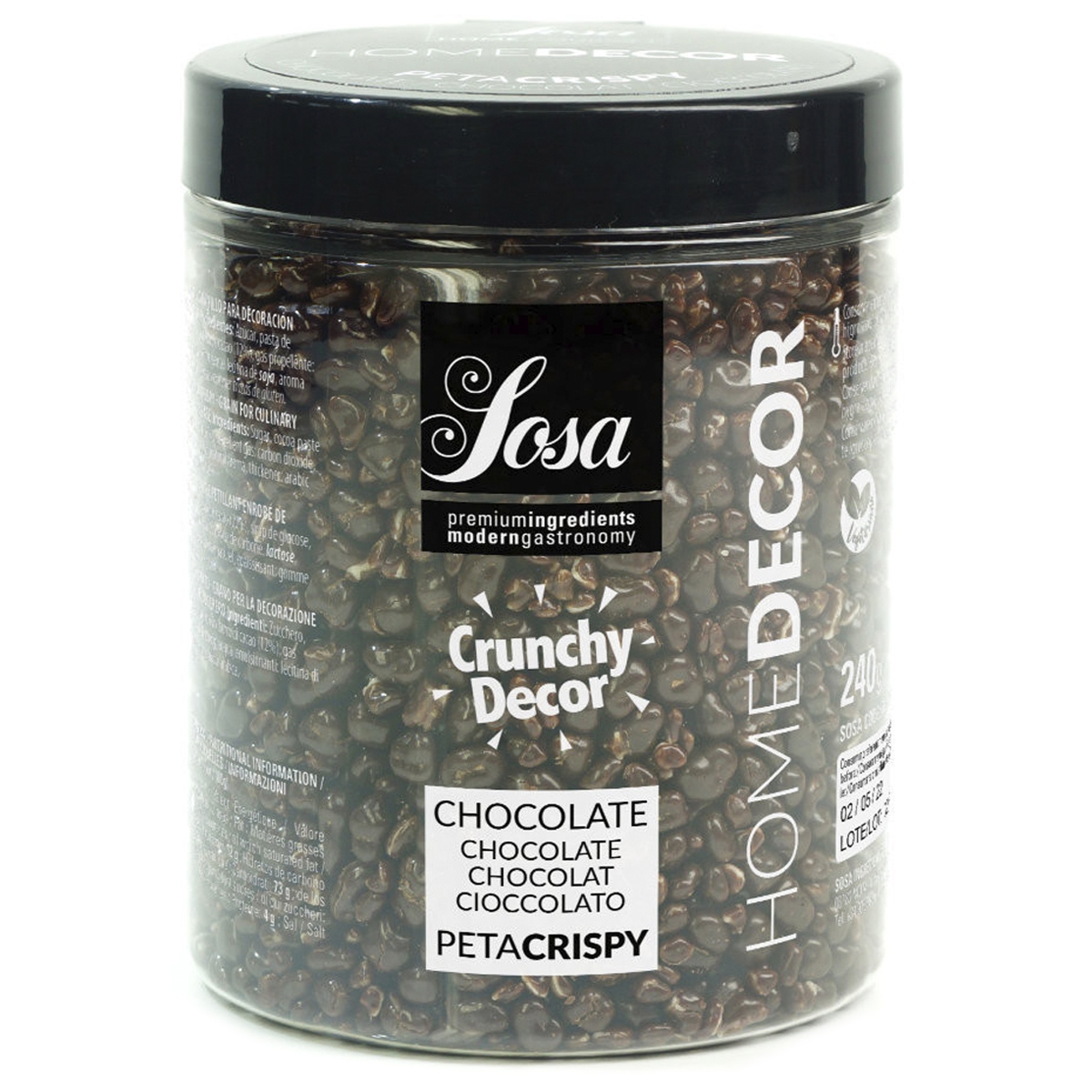 Peta Crispy Chocolate Sosa 240 g | Gadgets & Cuina