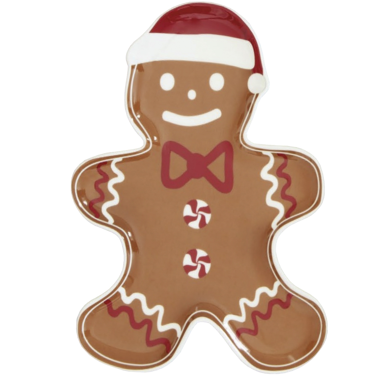 Plato presentación Navidad Ginger 17x25 cm | Gadgets & Cuina