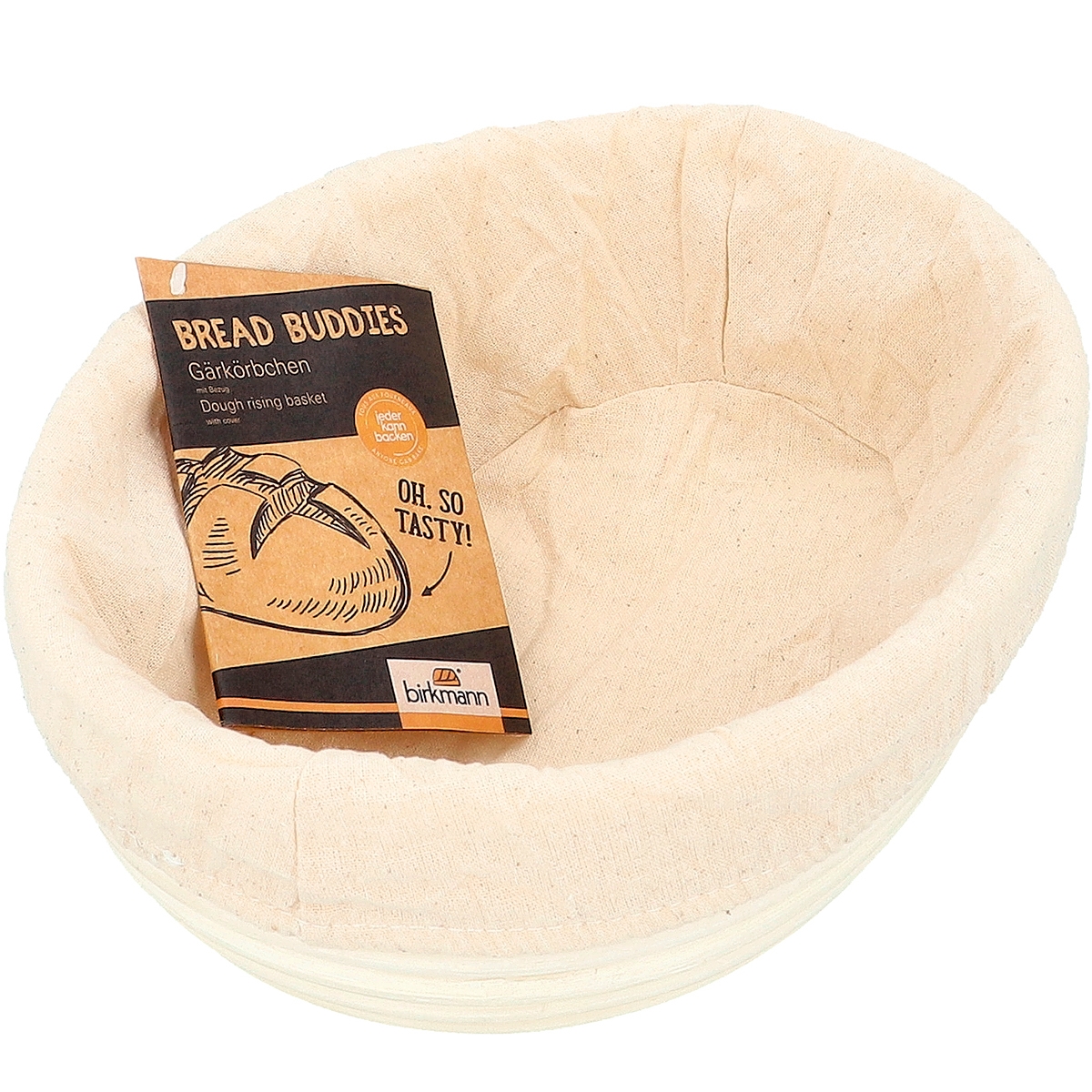 Banetton de levado pan oval 24x18 cm-1kg con tela | Gadgets & Cuina